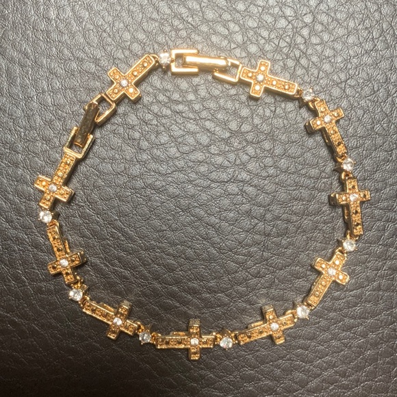 Avon | Jewelry | Vintage Avon Cross Bracelet | Poshmark